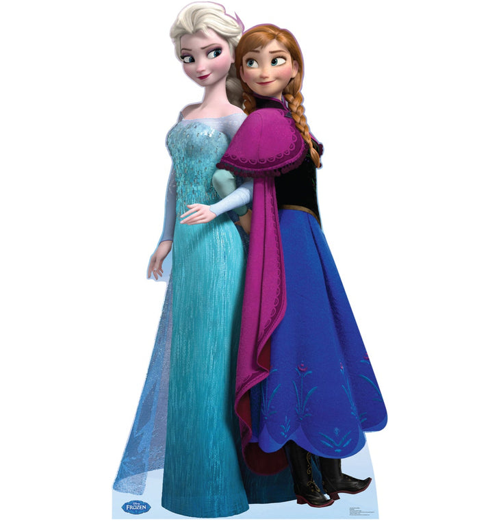 Life-size Elsa and Anna Disney's Frozen Cardboard Cutout
