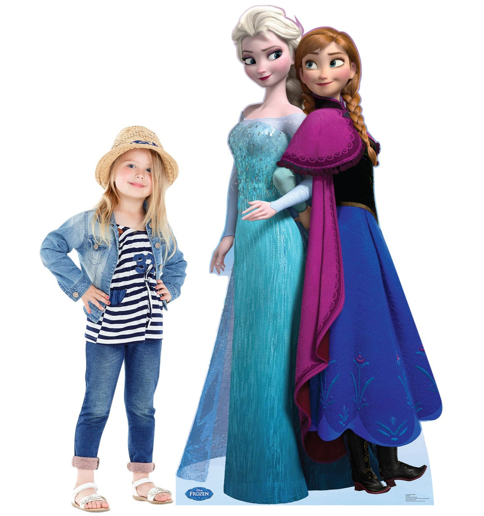 Life-size Elsa and Anna Disney's Frozen Cardboard Cutout | All Cutouts