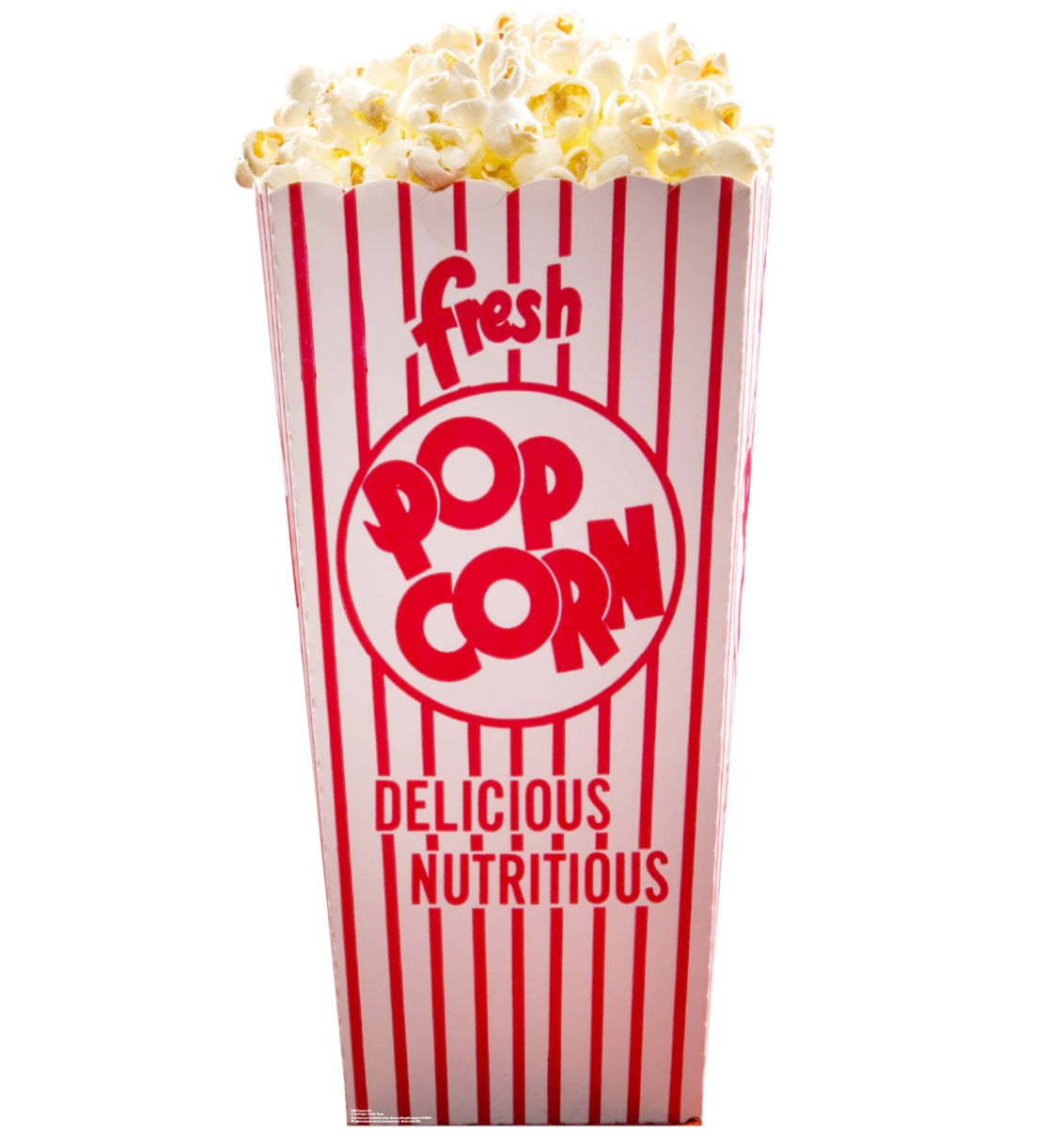 Life-size Popcorn Box Cardboard Cutout