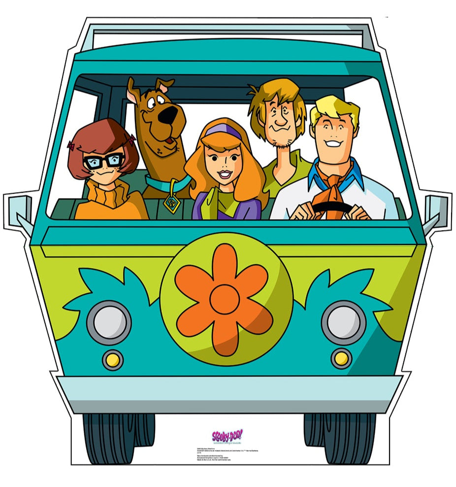 Life-Size Mystery Machine (Mystery Incorporated) Cardboard Cutout | All ...