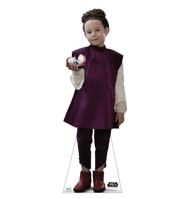 Life-size Cardboard Cutout of Child Princess Leia